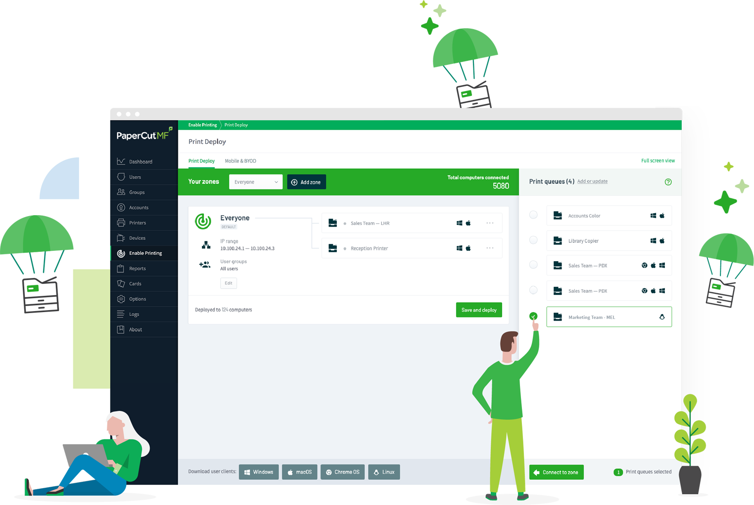 Print Deploy Manages Your Print Queues Automatically Papercut